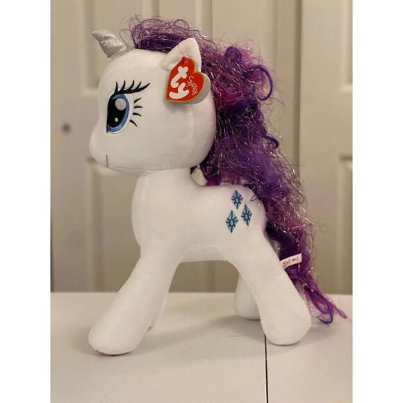 My Little Pony | Toys | 6inch Rarity My Little Pony Ty Large Stuffed ...